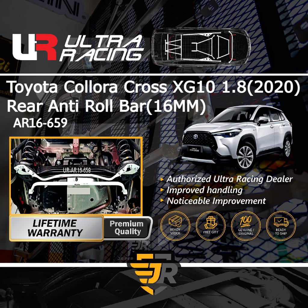 Ultra Racing Safety Bar Corolla Cross XG10 Rear Anti Roll Bar Rear Stabilizer Bar 16mm Car ...