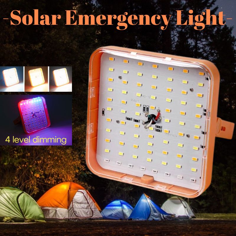 Solar emergency light / LED portable multifunctional Spotlight | Shopee ...