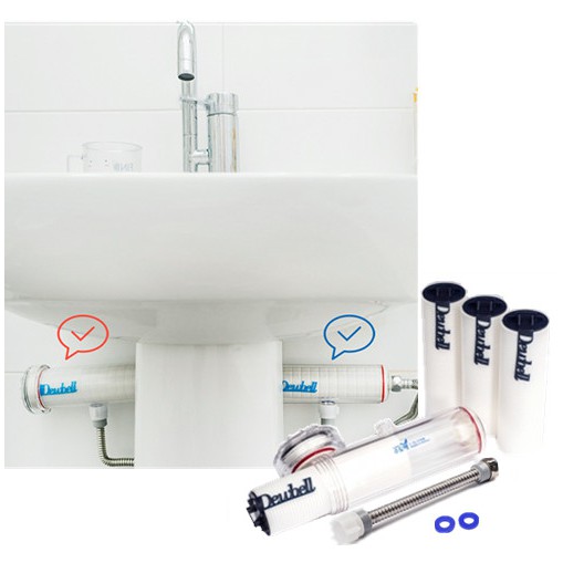 Dewbell f15 water filter system - Washbasin Line & 3 Pcs High Grade ...
