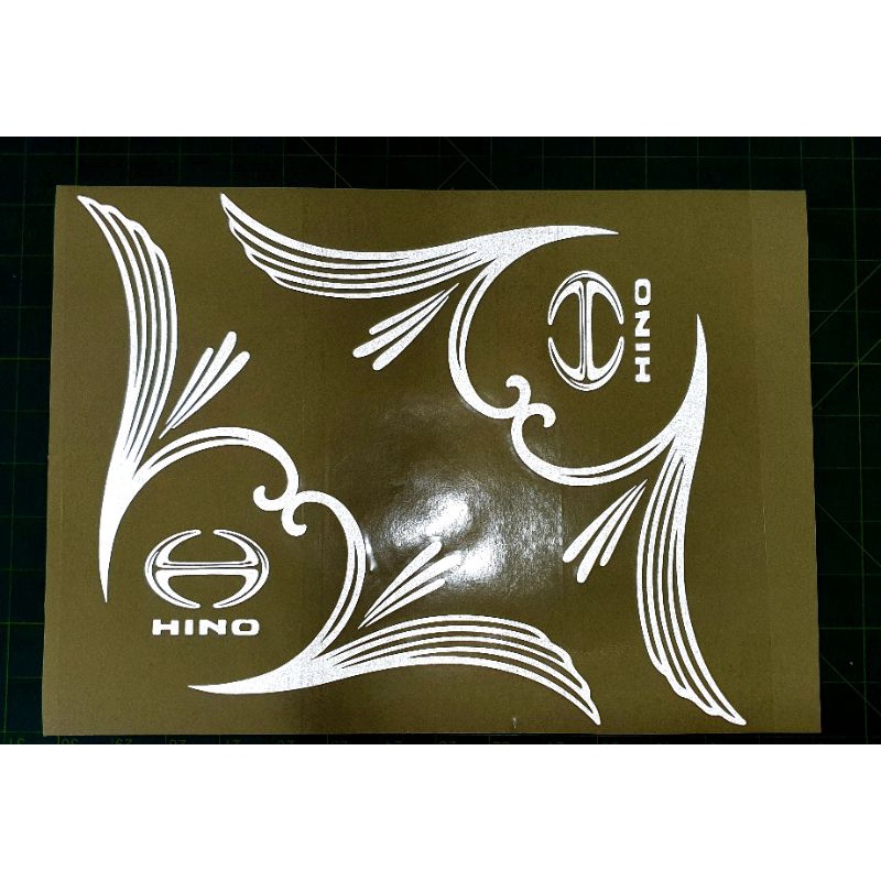 HINO TRUCK WINDOW DECAL,STICKER LORI TAMPAL CERMIN DAN TAMPAL LAUR ...