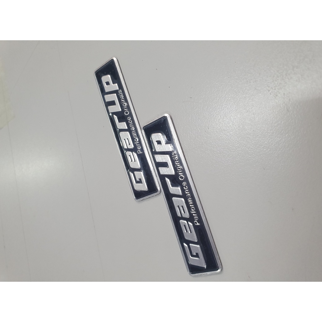 GEAR UP logo for PERODUA vehicle skirting(7cm x 1.5cm) | Shopee Malaysia