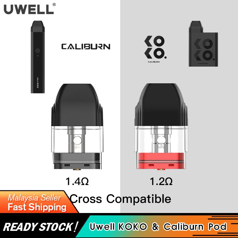 Original uwell caliburn koko / caliburn replacement cartridge 1.2ohm ...