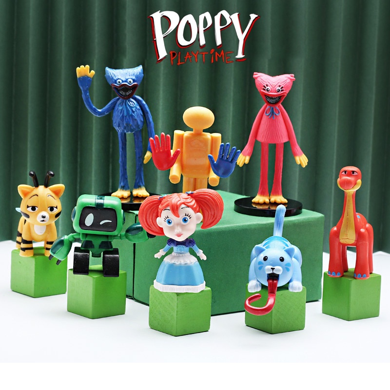 2022 New 8pcs Poppy Playtime Game Model Huggy Wuggy Action Figures PVC ...