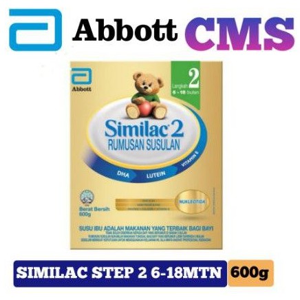 ABBOTT SIMILAC STEP 2 6-18 MONTH 600g | Shopee Malaysia