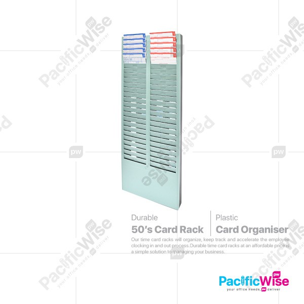 Plastic Punch Card Rack/Rak Kad Tebuk Plastik (50'S) | Shopee Malaysia