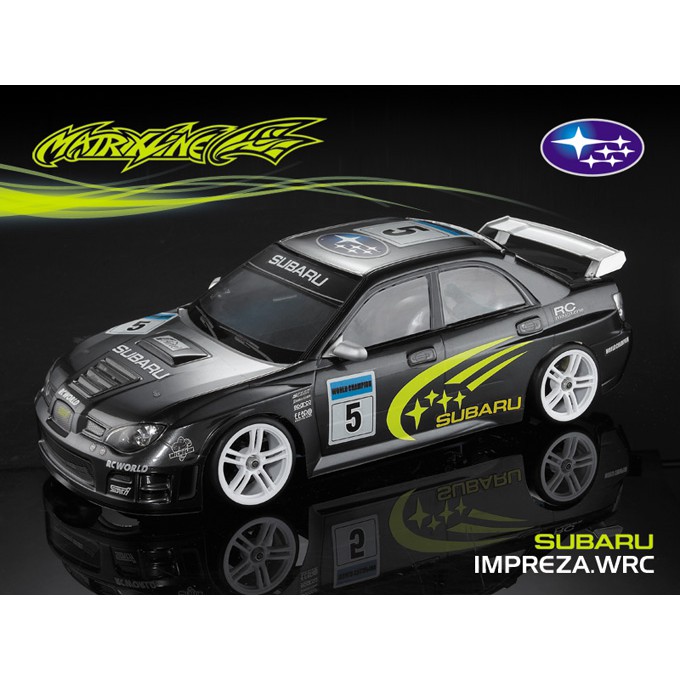 1/10 RC SUBARU IMRREZA WRX 9 drift body shell 190mm width hsp hpi ...