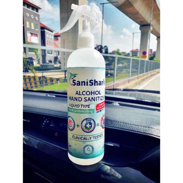 HAND SANITIZER SANI SHARK 75% ALCOHOL LIQUID | Shopee Malaysia