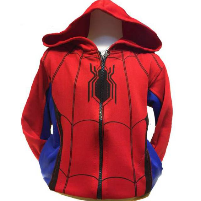 MERAH Red Spiderman Character Children's Jacket | Shopee Malaysia