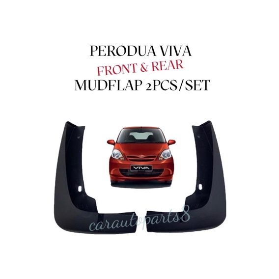 PERODUA VIVA FRONT@ REAR MUDFLAP (1 SET 2 PCS) | Shopee Malaysia