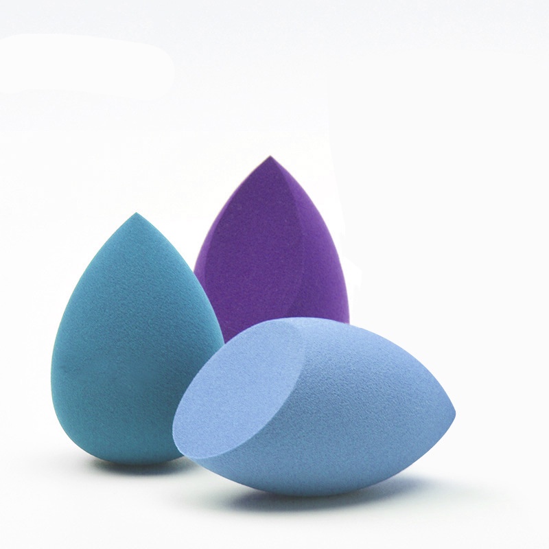 A variety of solid color drop-shaped puffs are soft and comfortable ...