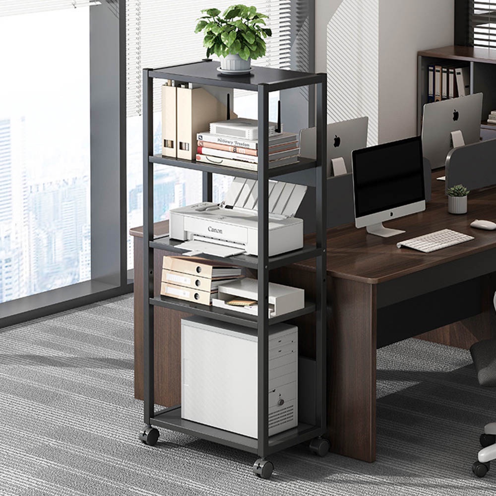 Encora Multipurpose Storage Rack Printer Shelf Simple Office Bookshelf ...