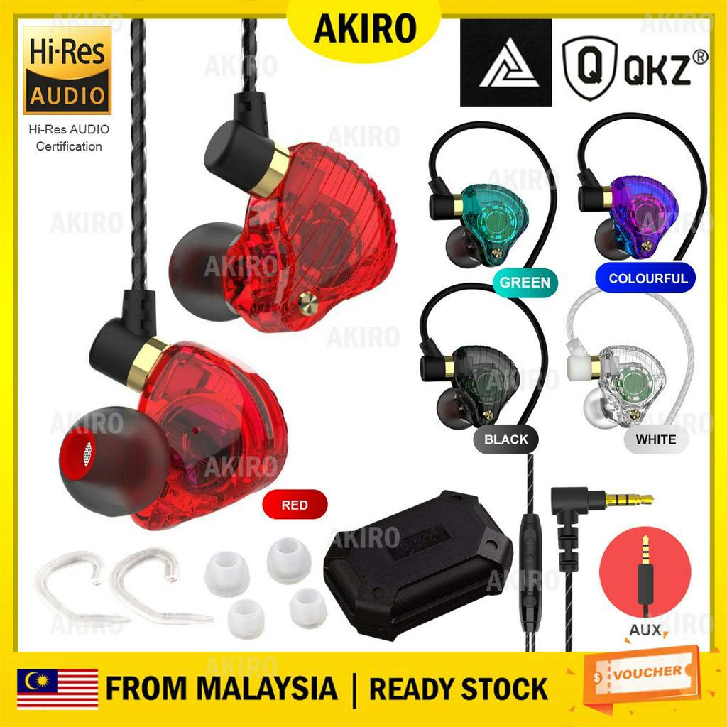 AKIRO CLEAR STOCK QKZ SK3 Earphones Hi-Res In-Ear Earphone Stereo Bass Sport Sound Audio Cable ...