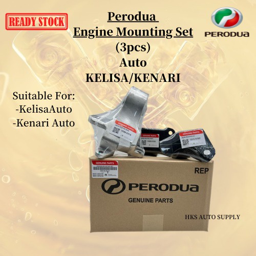 PERODUA KELISA / KENARI ENGINE MOUNTING SET AUTO (3PCS) ORIGINAL # ...