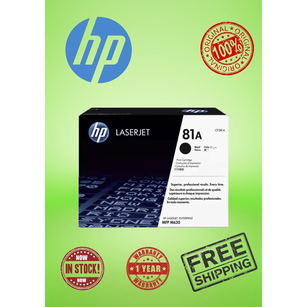 HP CF281A / 81A BLACK ORIGINAL LASERJET TONER CARTRIDGE | Shopee Malaysia