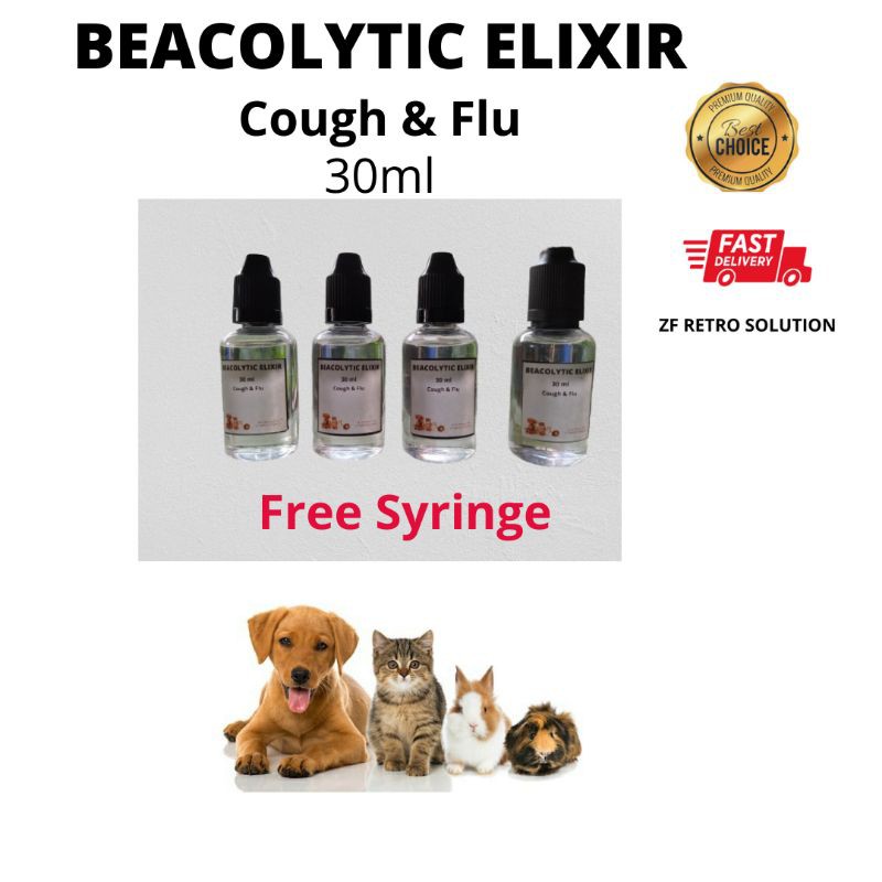 BEACOLYTIC ELIXIR-Ubat batuk dan selesema kucing anjing Gp Arnab ...