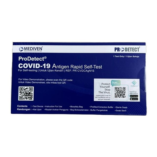 PRODETECT NASAL TEST KIT 1S | Shopee Malaysia