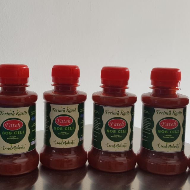 Doorgift Majlis Sos Cili Fateh (60 botol) | Shopee Malaysia
