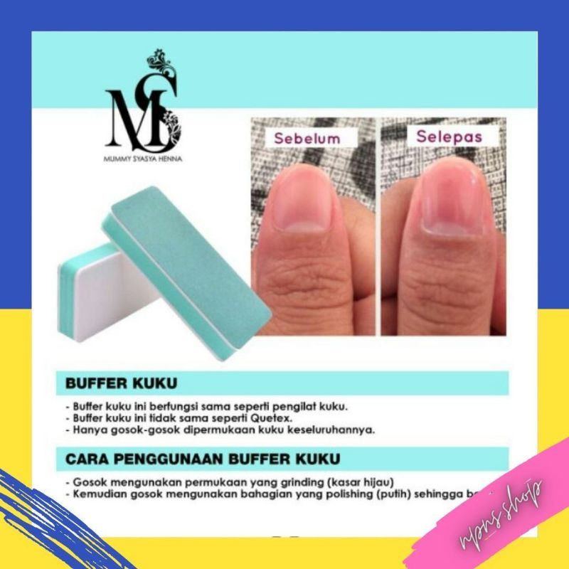 BUFFER KUKU | Pengilat Kuku | Kuku lebih cantik & kilat | | Shopee Malaysia