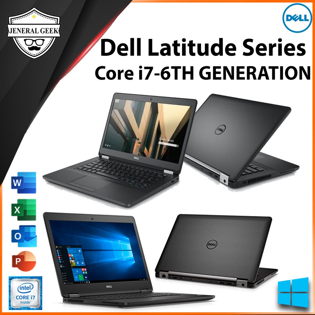 Laptop dell latitude e5470/e7470/e7270 intel® core™ i7 6th gen 8gb ram ...