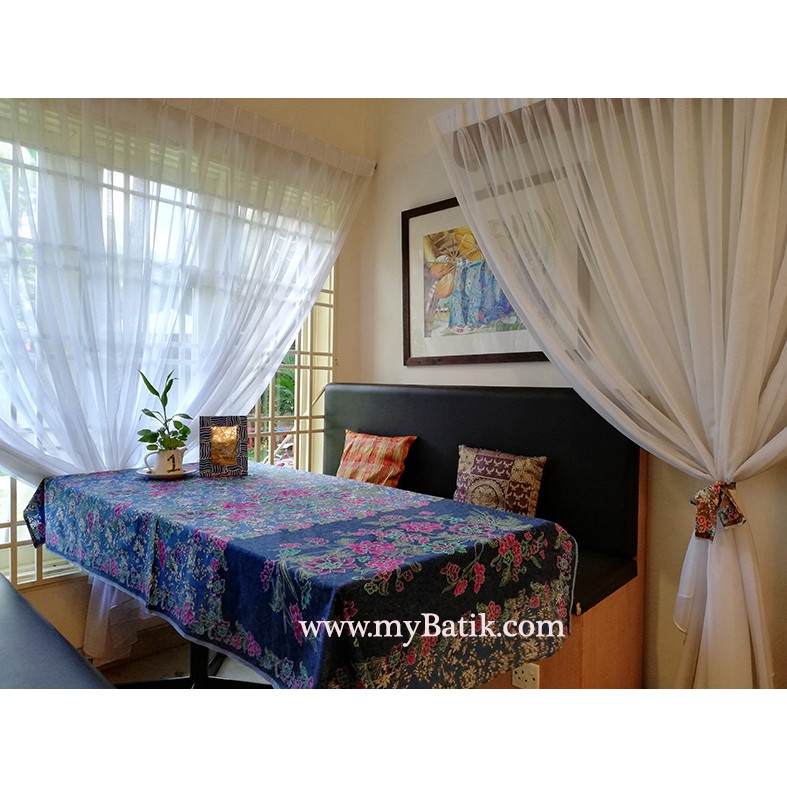 Malaysian Batik Nyonya Series Batik Table Cloth | Shopee Malaysia