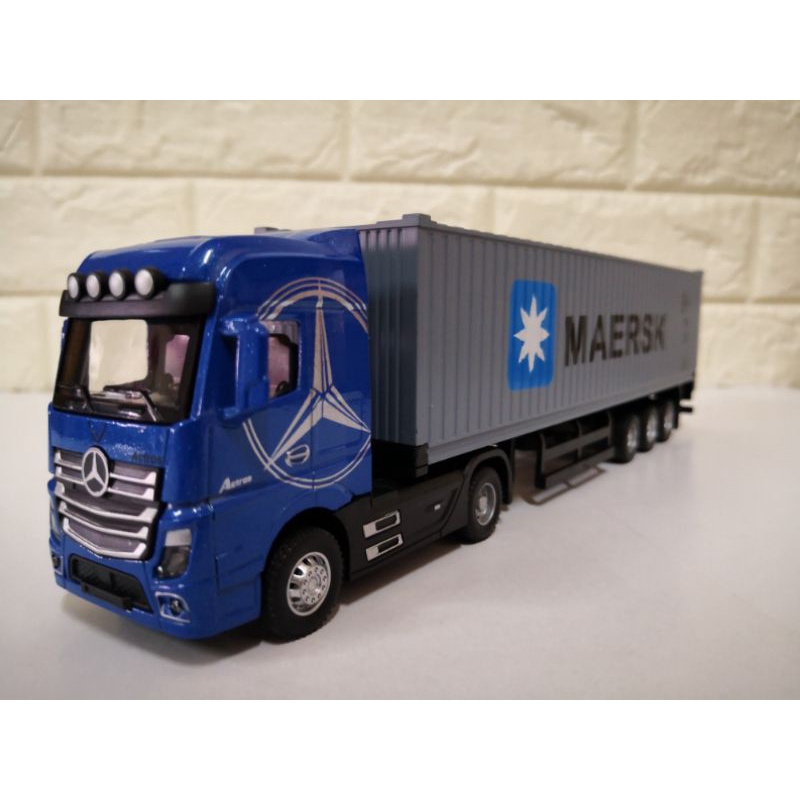 Die-cast Metal Truck Model Mercedes-Benz Transport Vehicle (scale 1: 50 ...