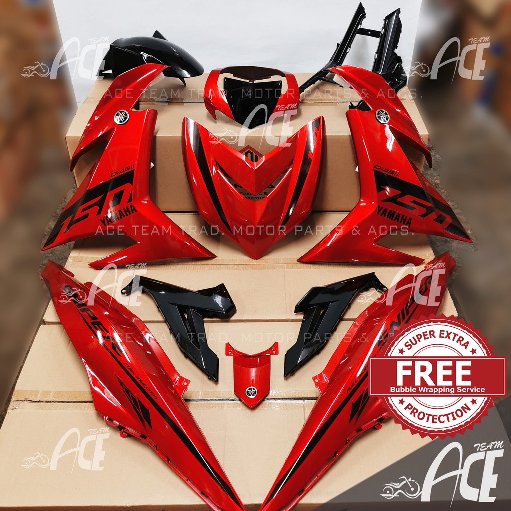 Coverset Y15 V1 V2 Sniper GP 2020 Red Candy Ysuku Y15V1 Y15V2 Yamaha Cover Set Sniper Merah ...