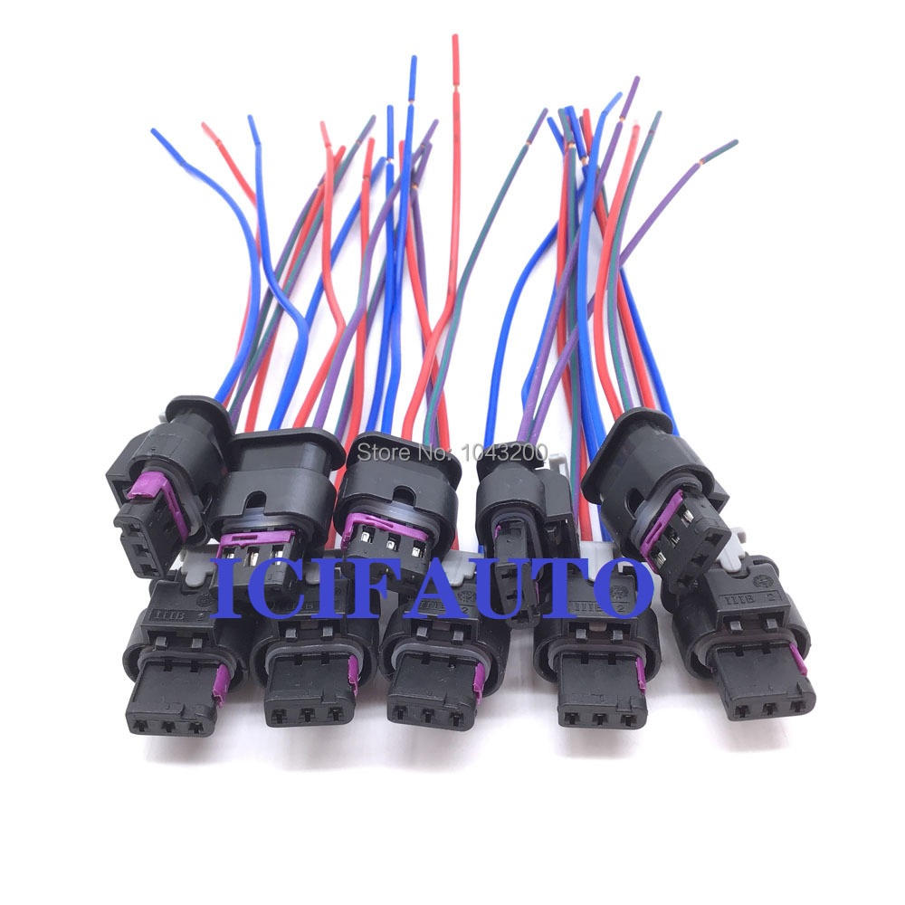 PARKING SENSOR Cable Lead Plug Pigtail Socket Connector Plug 4F0973703 ...