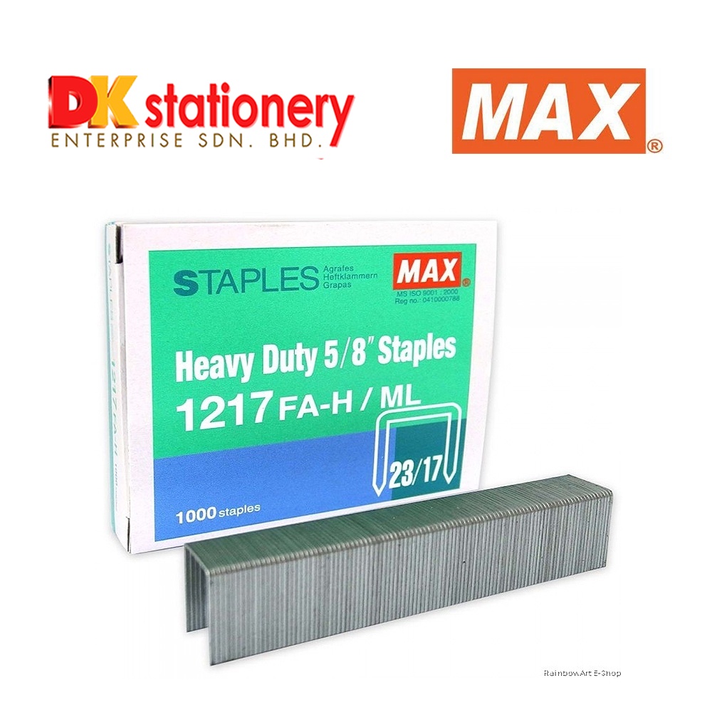 Max Heavy Duty Staples 5/8" I 1217 FA-H / ML | Shopee Malaysia