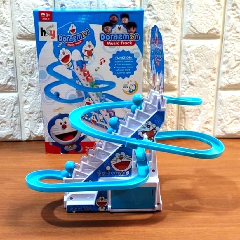 Wu - Doraemon Music Track Racing Track Toy - Track Racing Slides ...