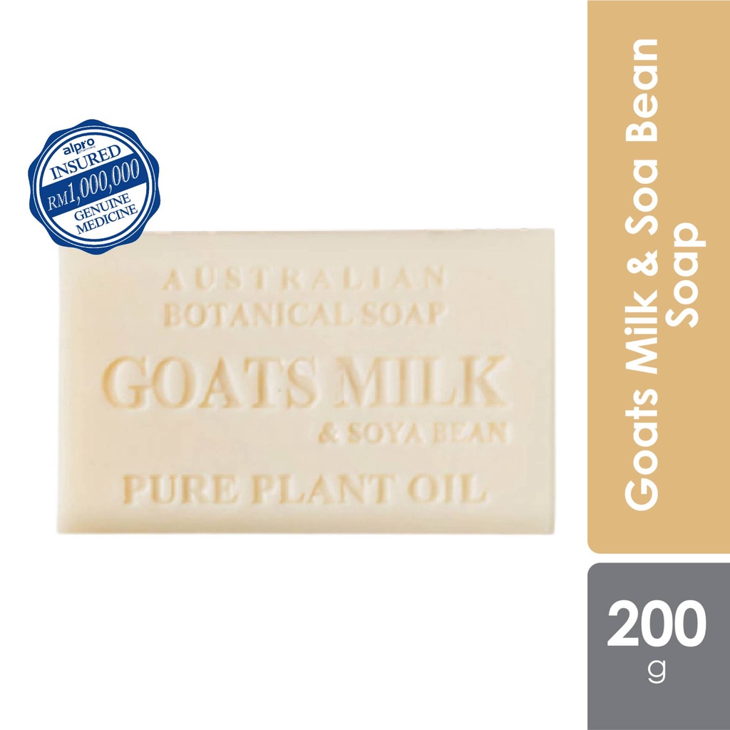 Australian Botanical Soap Goat Milk With Soy Bean Oil Moisturize