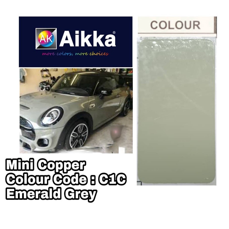 MINI COPPER C1C EMERALD GREY 2K CAR PAINT | Shopee Malaysia