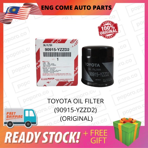 TOYOTA OIL FILTER (90915-YZZD2) (ORIGINAL) | Shopee Malaysia