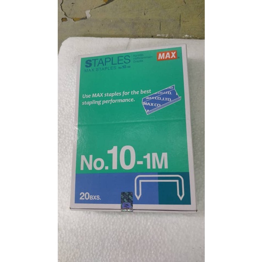 MAX STAPLES NO.10 (20PKT/BOX) | Shopee Malaysia