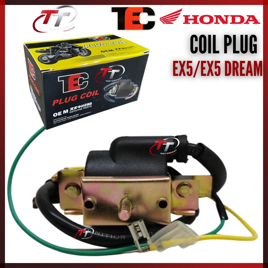 HONDA WAVE 100 WAVE100 EX5 DREAM EX5 HIPOWER CLASS1 Plug Coil Start ...