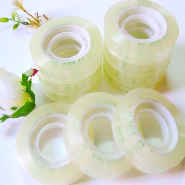 [Ready Stock]6pc 12mm W*32m L Cellophane Tape Pita Selofan 玻璃纸胶带 ...