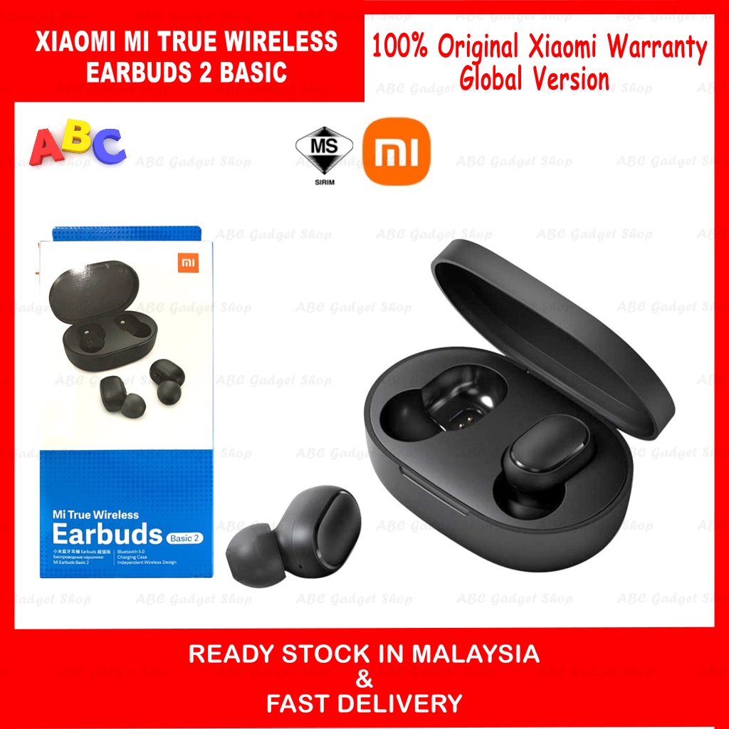 Xiaomi Mi True Wireless Earbuds Basic 2, Free Shipping Ready Stock ...