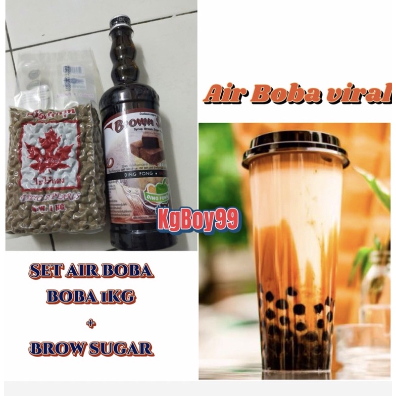 Set air Boba brow sugar + boba | Shopee Malaysia