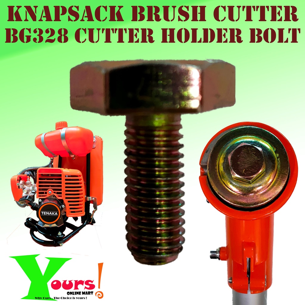 BG328 KNAPSACK BRUSH CUTTER CUTTER HOLDER BOLT \ SKRU PEMEGANG PISAU ...