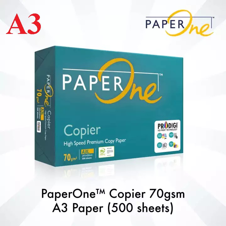 A3 75gsm Paper One Copier Paper 500 Sheets/ A3 75GSM COPY LASER 500 ...