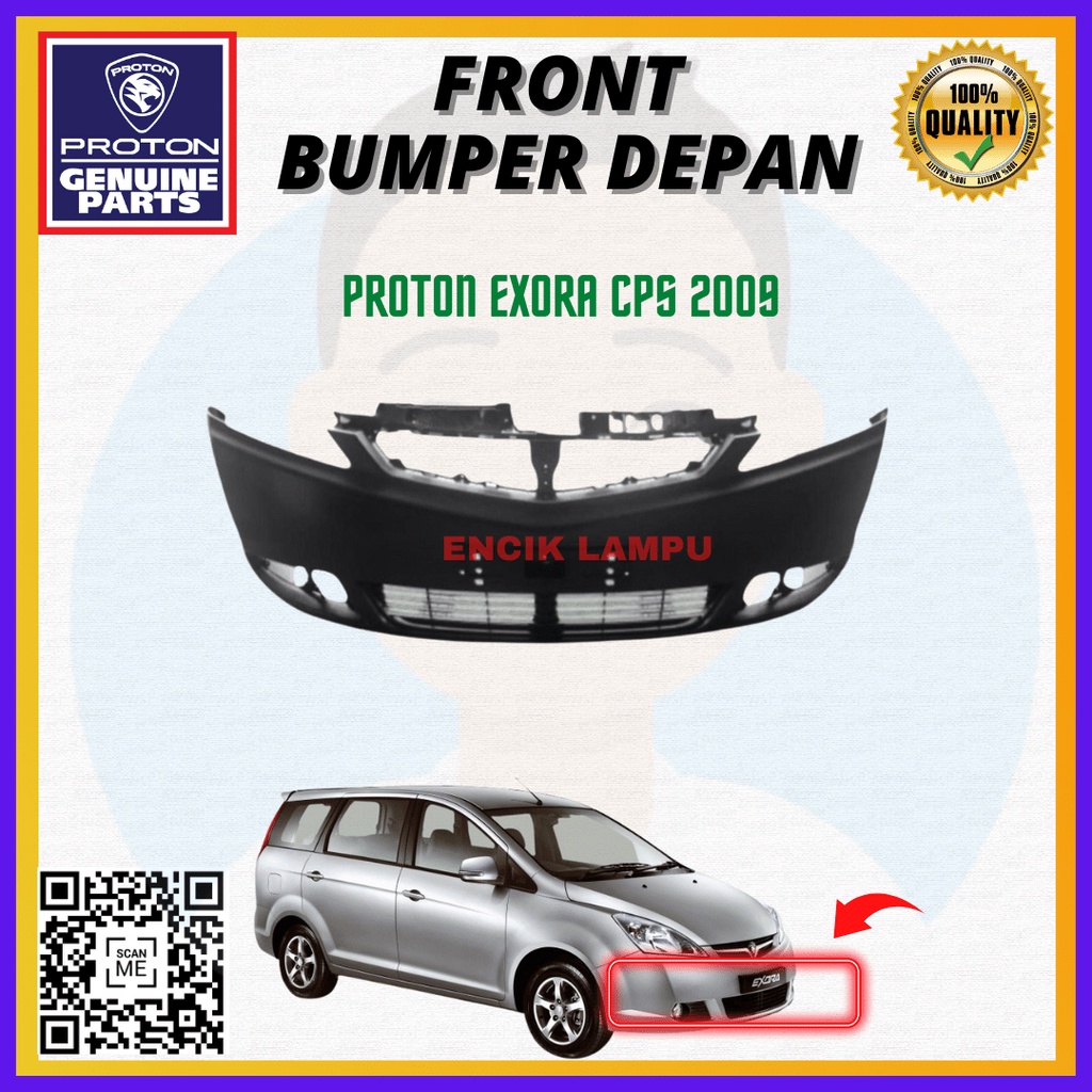 PROTON EXORA 2009 CPS FRONT BUMPER DEPAN PP MATERIAL 100% NEW HIGH ...