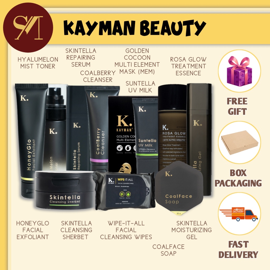 KAYMAN BEAUTY LOOSE ITEM HONEYGLO ESSENCE | SUNTELLA SUNSCREEN ...
