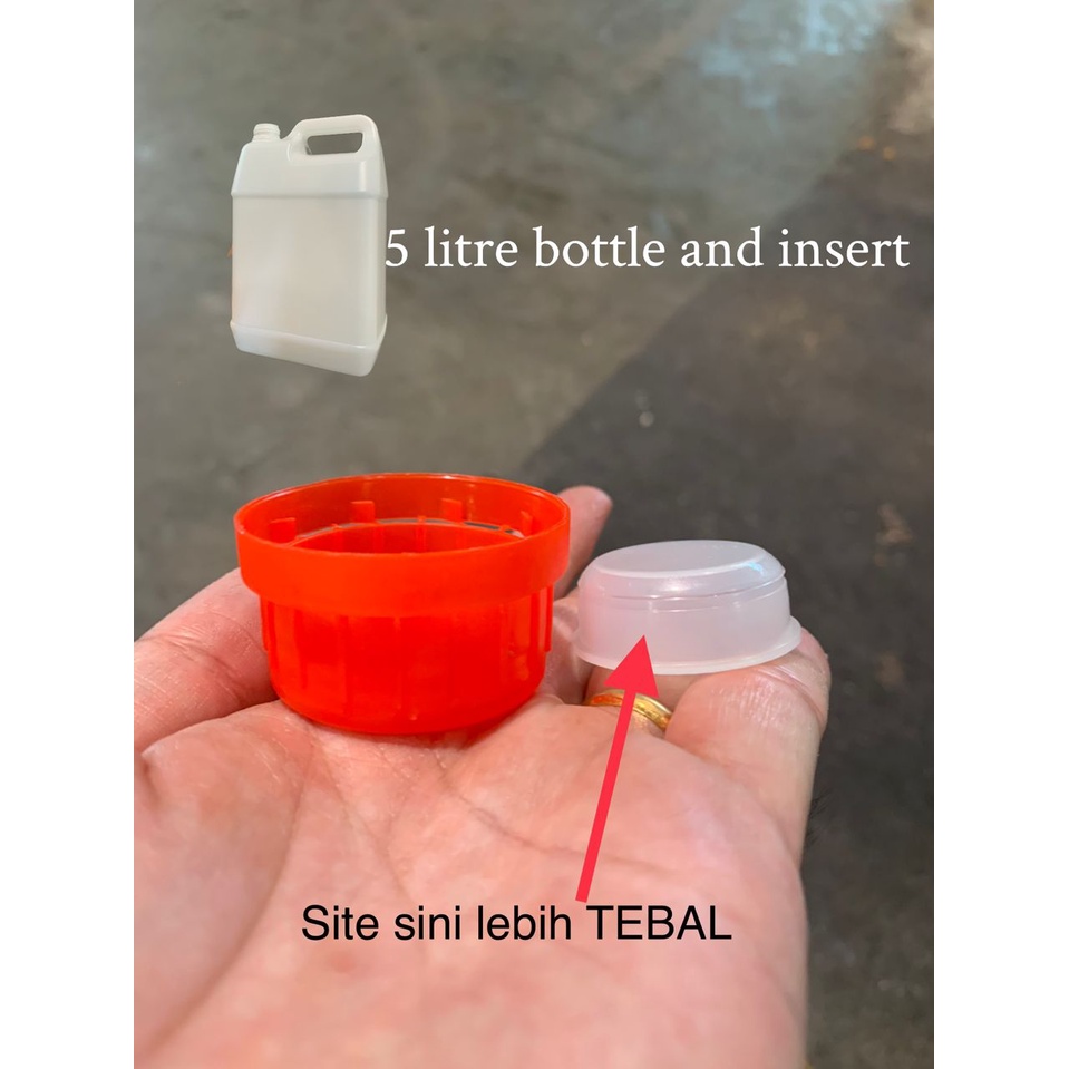 Cap and Insert for 5 Liter Bottle | Shopee Malaysia