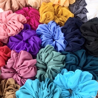 [READY STOCK] SCRUNCHIE GEBU SANGGUL TUDUNG GETAH RAMBUT HEADBAND ...