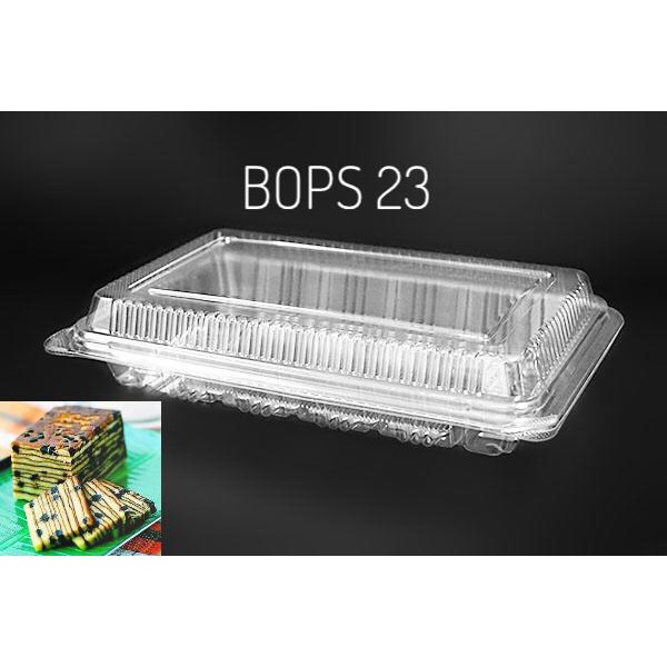 20 PCS OPS Rectangle Box [BOPS-23] / Disposable Container / Pastic Box/Ready Stock | Shopee Malaysia