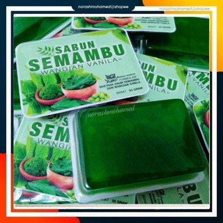 Sabun Semambu Wangian Vanila 55g Sabun Daun Semambu Neem Chickenpox ...