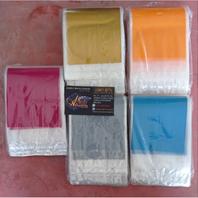 Plastik Tarik berwarna Thai 4x12/ Plastic BETTA/Plastik berwarna 500g ...