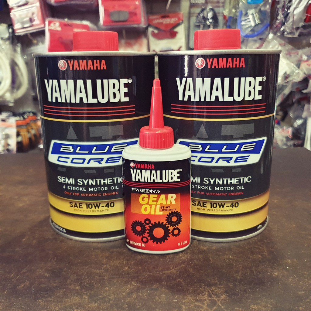 YAMALUBE 10W40 AT BLUECORE BLUE CORE SEMI NVX155 NMAX XMAX SCOOTER ...