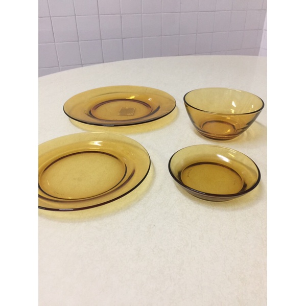 PINGGAN & MANGKUK KACA (BROWN) | Shopee Malaysia