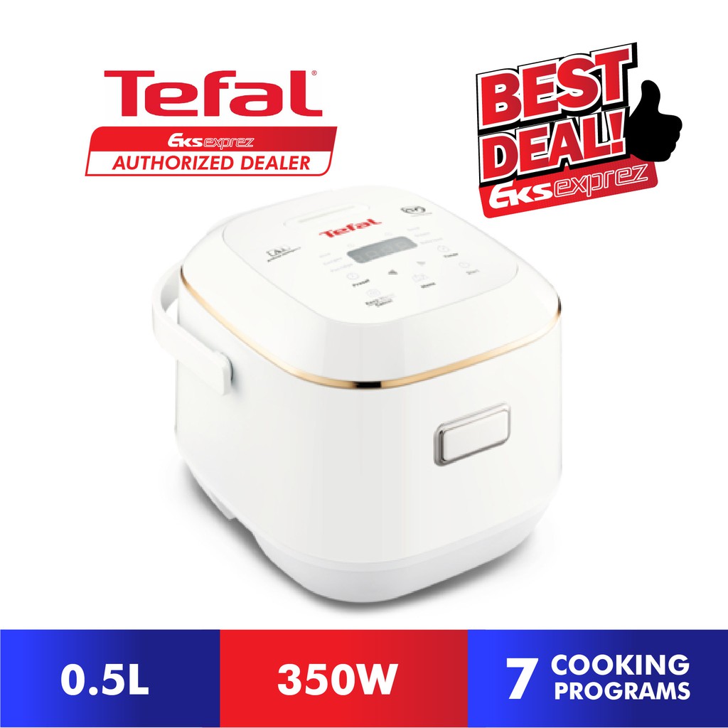 Tefal Mini Spherical Bowl Rice Cooker With Fuzzy Logic (0.7L) RK6011 ...