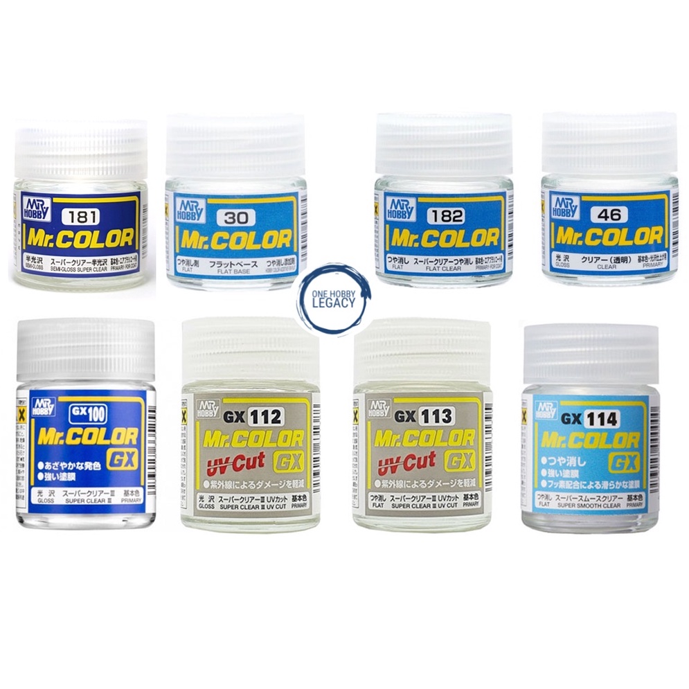 Mr Hobby Mr Color GX Super Clear III UV Cut Gloss Flat Coating Top Coat GX Super Smooth Gundam ...